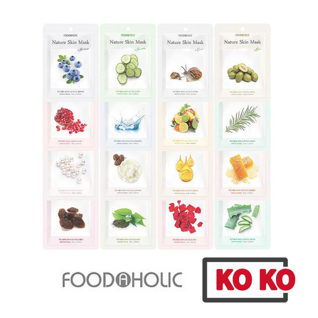 [FoodAHolic] Корейская успокаивающая увлажняющая питательная маска в ...